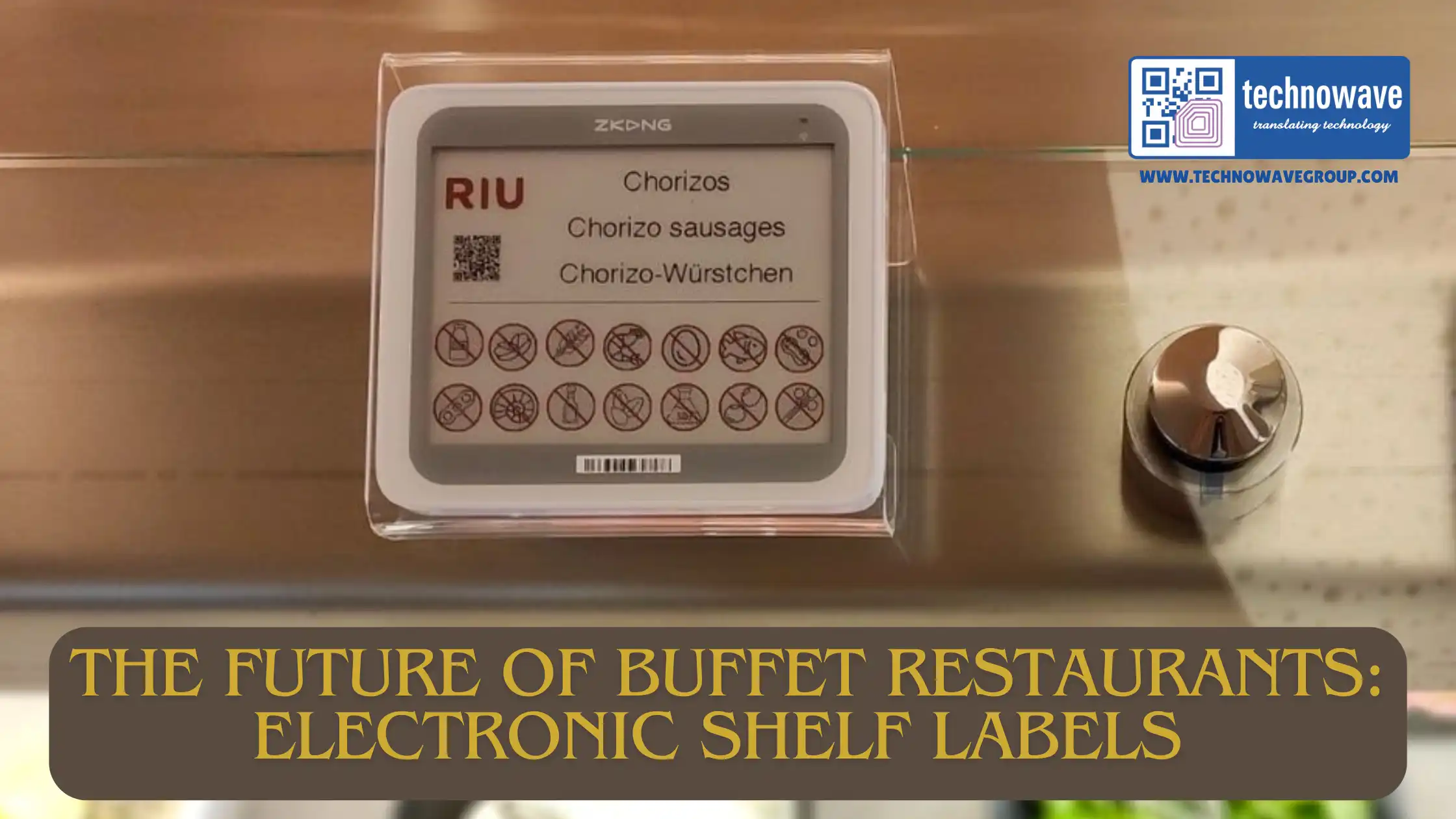 Electronic Shelf Labels for Buffet Restaurants in UAE